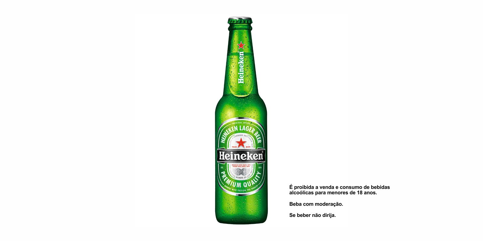 Cerveja Heineken Long Neck 330ml - Paolla Restaurante
